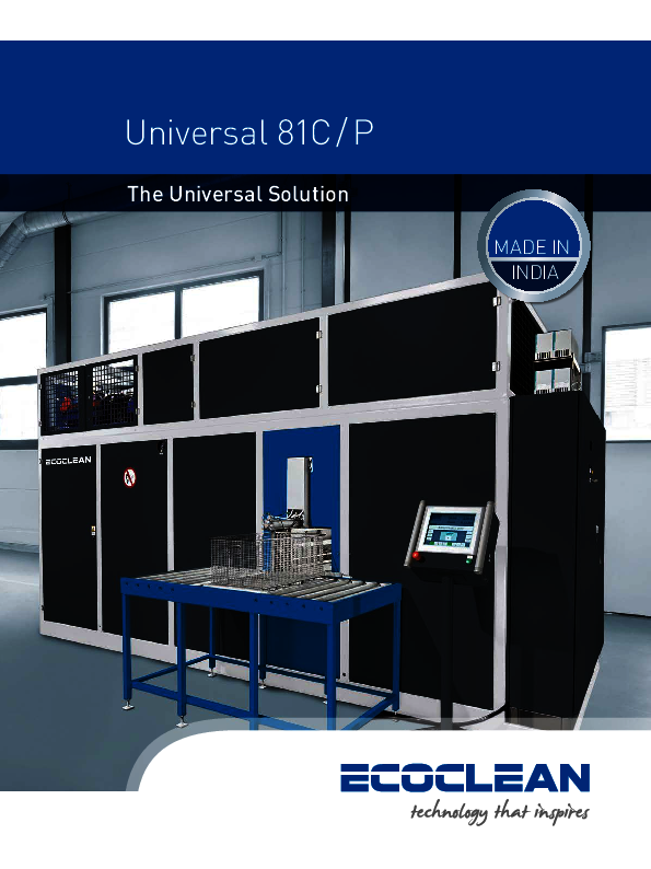 Ecoclean ǀ Industrial Parts Cleaning